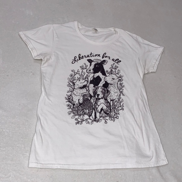Anvil | Tops | Anvil Cow Top | Poshmark